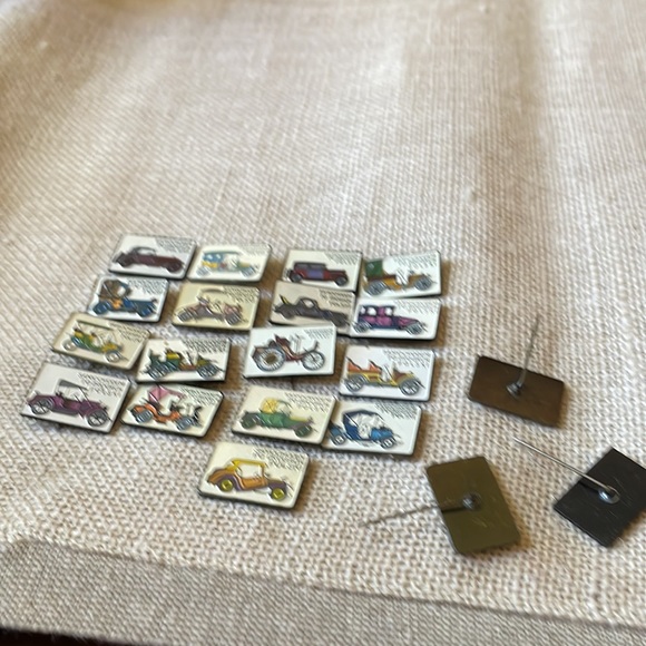 Polski | Accessories | Vintage Set Of 2 Old Cars Pins Lapels Polski ...